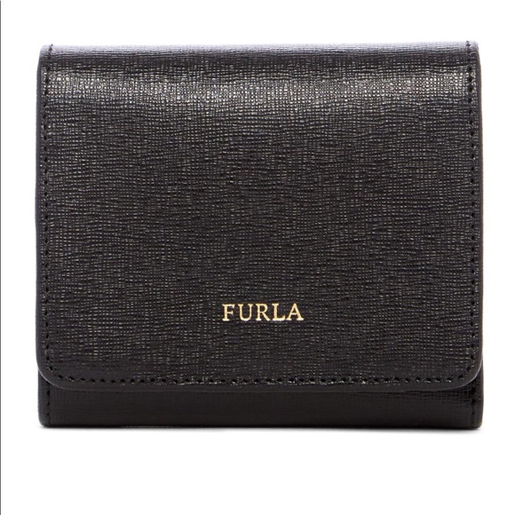 Furla | Bags | Furla Classic Black Trifold Wallet | Poshmark